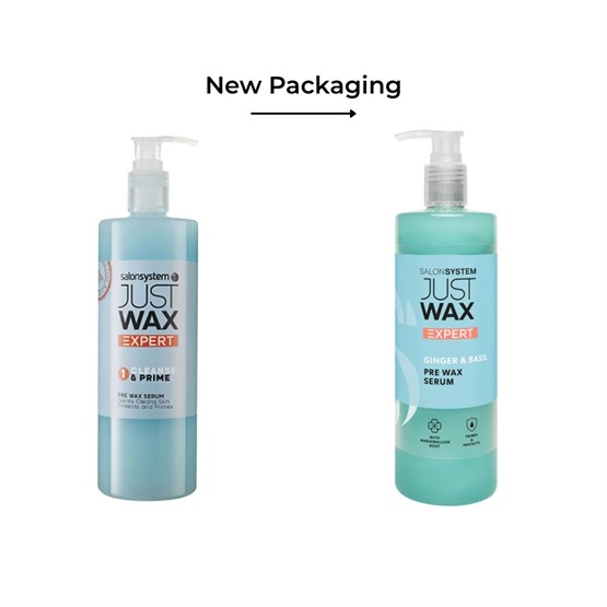 Just Wax Expert Ginger & Basil Pre Wax Serum 500ml | Pre & After Care ...