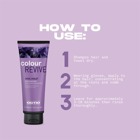 Osmo Colour Revive Cool Violet 225ml | Semi Permanent Colour | Capital ...